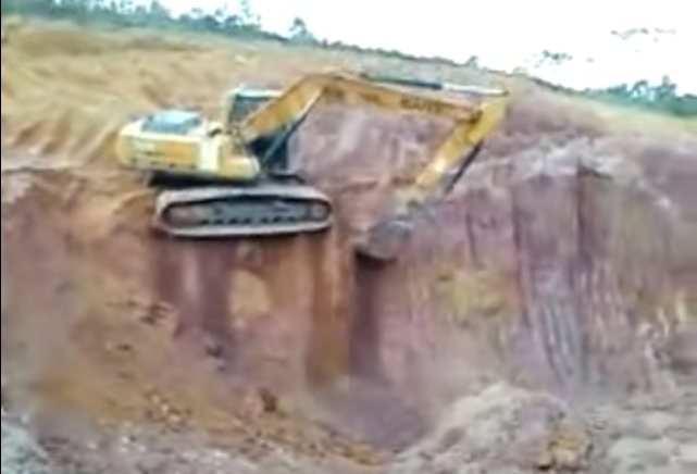 Excavator Crash