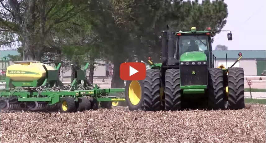 Dale Pitstick at the controls of his John Deere 9430 Tractor is ...