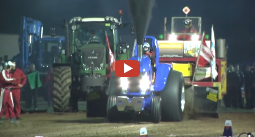 Tractor puller blow up engine