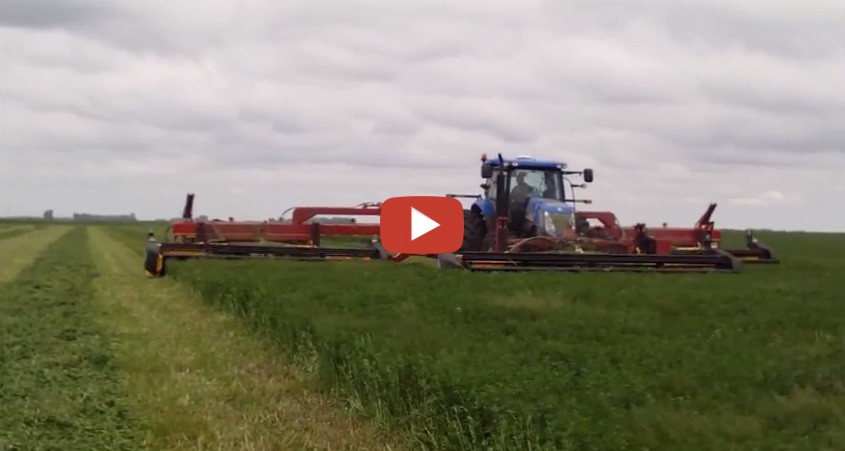 54 feet triple mower