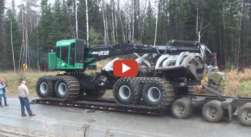 900,000 dollars TIMBERPRO TF830 FORWADER . AMERICAIN DREAM MACHINES