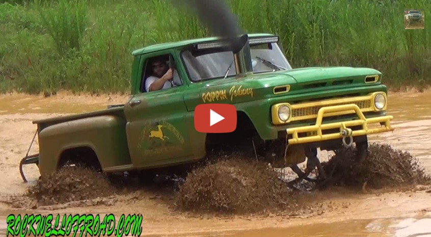 CHEVY JOHN DEERE CUMMINS MEGA MUD TRUCK!!!!
