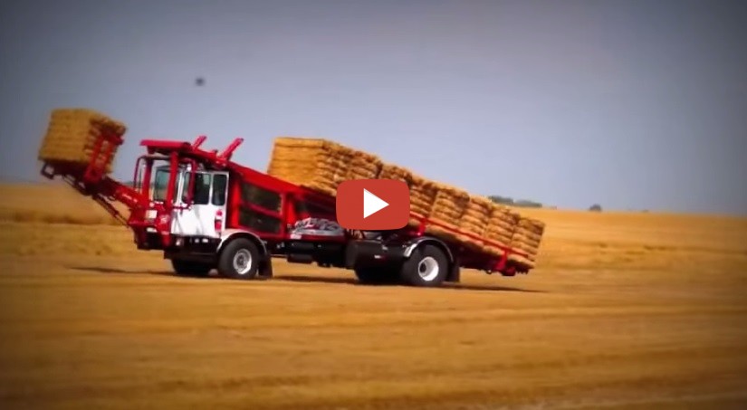 World's Fastest Bale Stacker