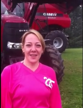 ALS Ice Bucket Challenge with Case IH Tractor