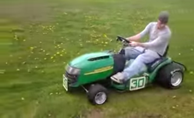 Coolest and Fastest John Deere Lawn Mower!
