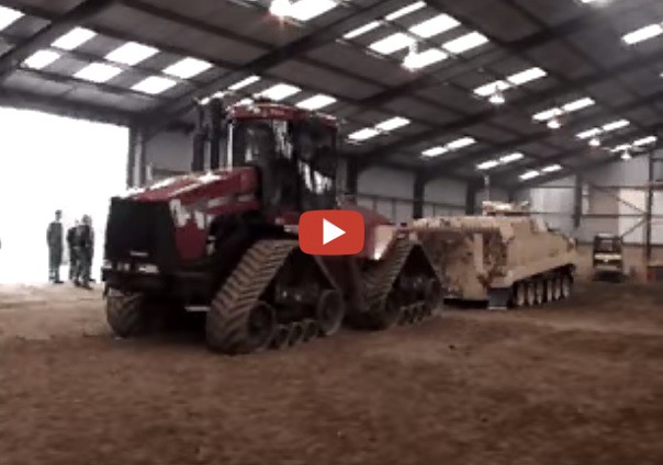 Tractor pulling --- Warrior tank vs Case ih Quadtrack