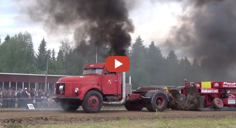 This is not going well --Volvo Titan Pulling Throttle Jammed