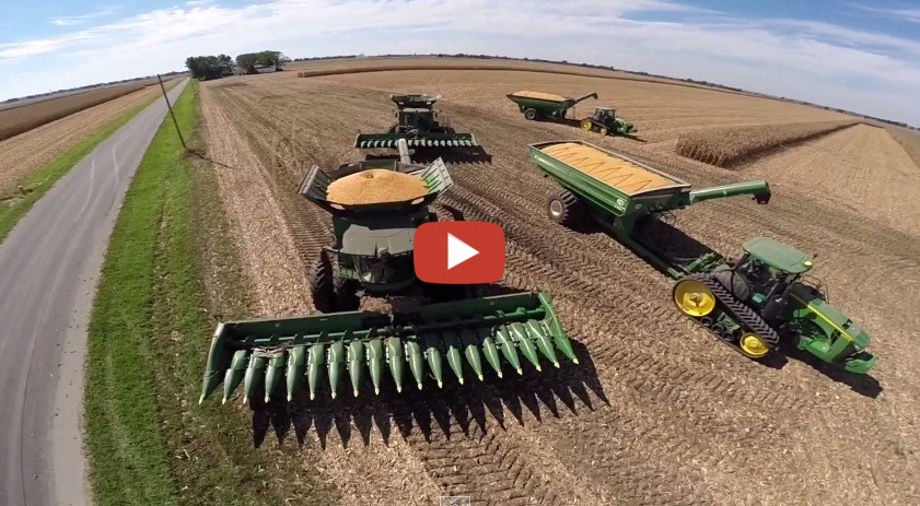 Corn harvest in Central Indiana. Suiter Farms Harvest (Max Murphy)