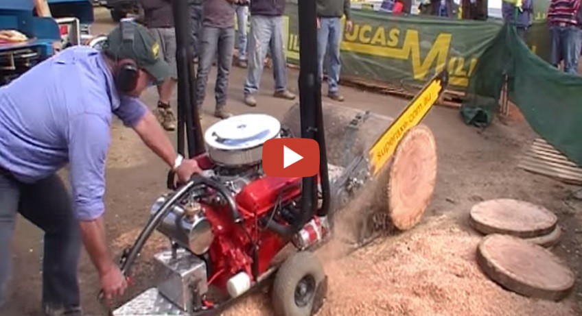 Australian V8 Chainsaw made by Whitlands Engineering