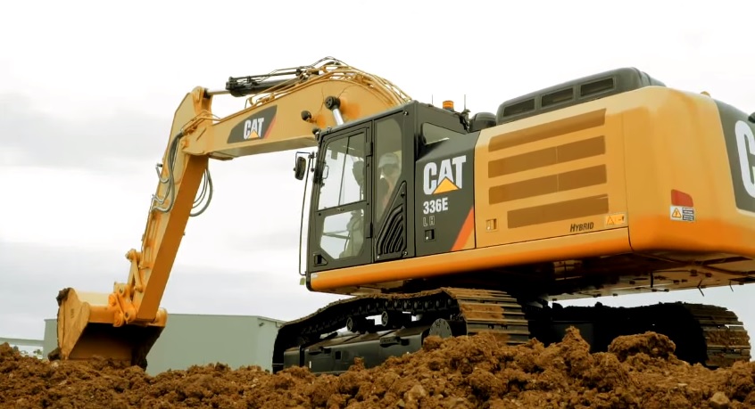 Cat 336 E Hybrid Excavator media event in Australia