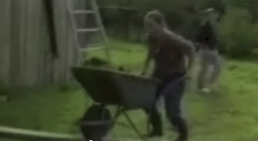 Funny Wheelbarrow Fail