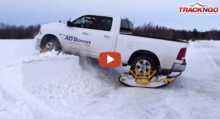 Track N Go is the first ever ''wheel driven track system for pickup trucks