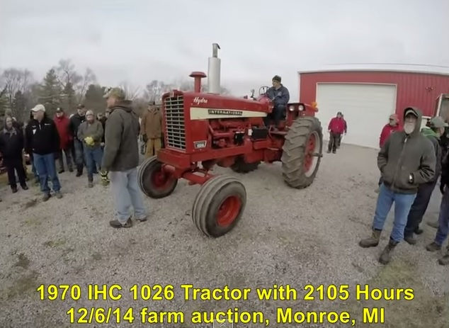 1970 IHC 1026 Tractor with 2105 Hours Sold on Michigan Auction ...