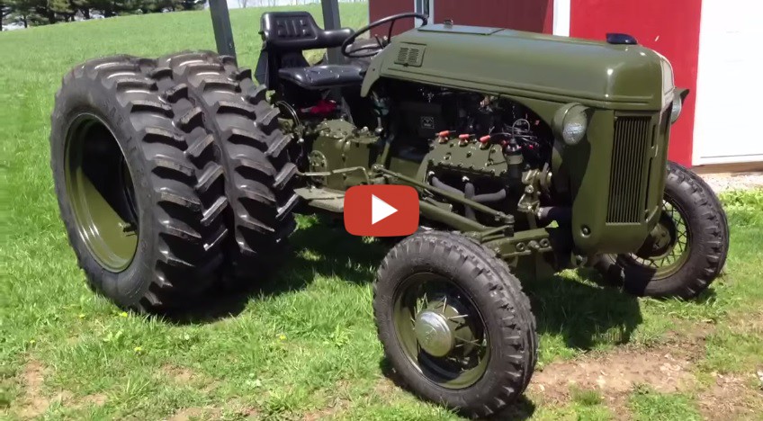 51 ford 8n with awesome Henry conversion. Dual rear wheels. 110 hp ...