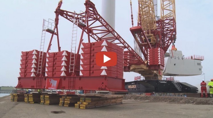 Liebherr - LR 11350 crawler crane with PowerBoom