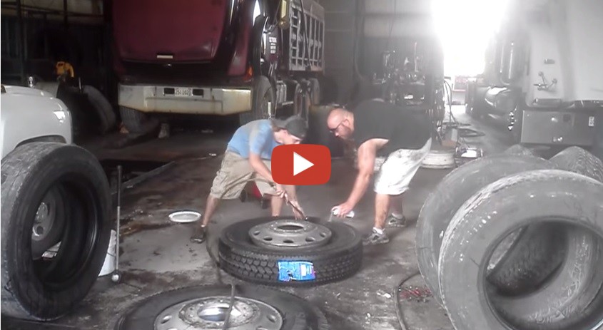 Awesome Ether Big Truck Tire Explosion