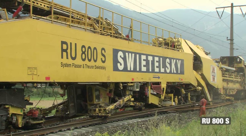 RU 800 S Making a new railway