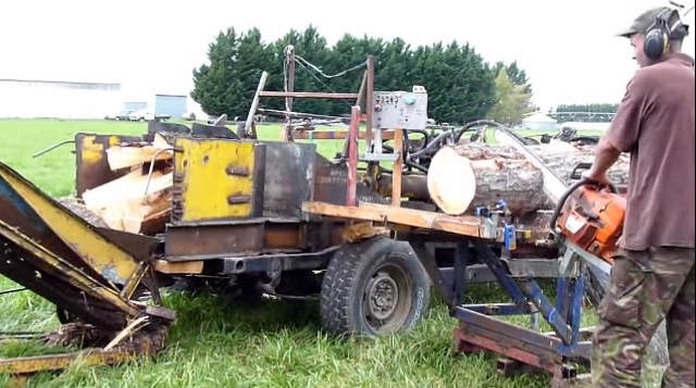 Tim Boyd. Log Feeder Prototype.
