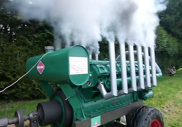 DEUTZ V12 200 starts with PTO