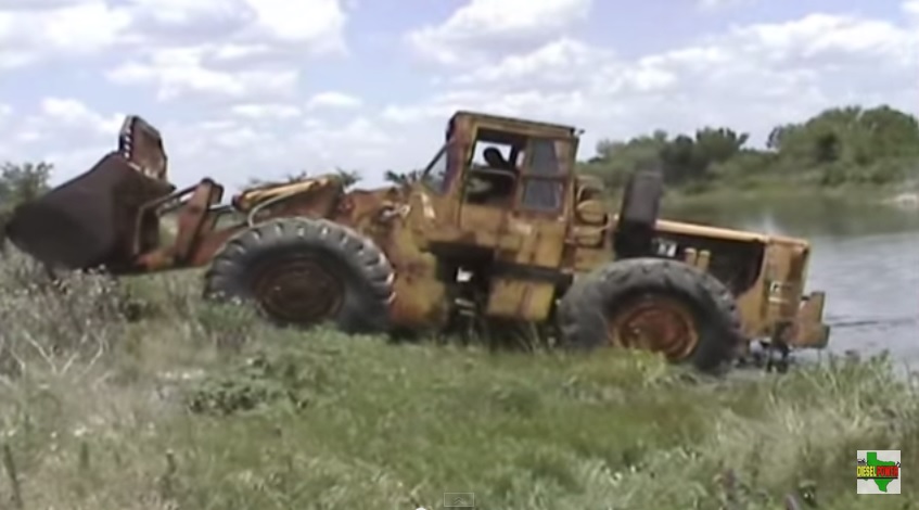 CAT 988 Stuck? Or just fun??