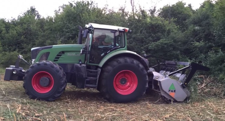 Fendt 936 + FAE forest mulcher