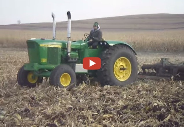 This is a 1968 John Deere 5020 Repower. It has 315 hp and I am pulling ...
