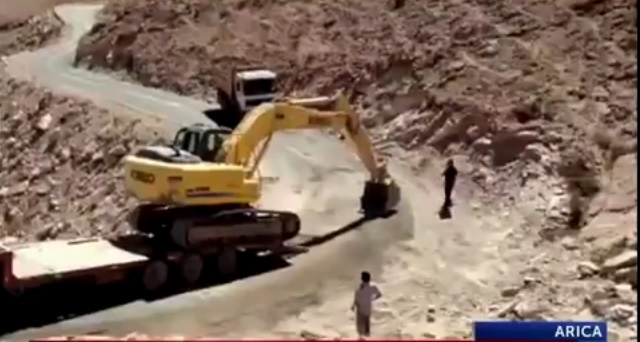 Excavator Transportation Accident
