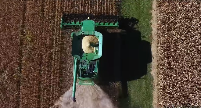 Crebilly Farm - Sept. 2015 Soybean Harvest
