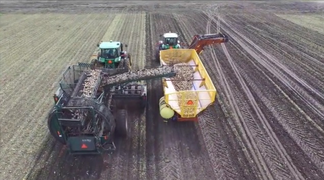Harvest 2015. Sugarbeet harvest in Northwest Minnesota. The H&S beet ...