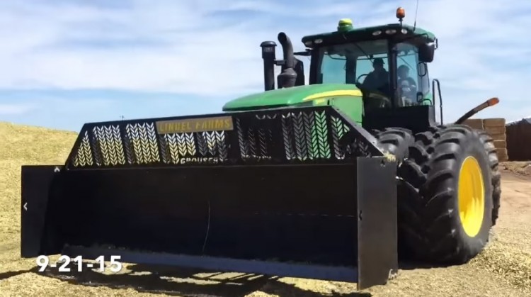 Corn and Sorghum silage chopping in the Texas Panhandle. Lindel Farms ...