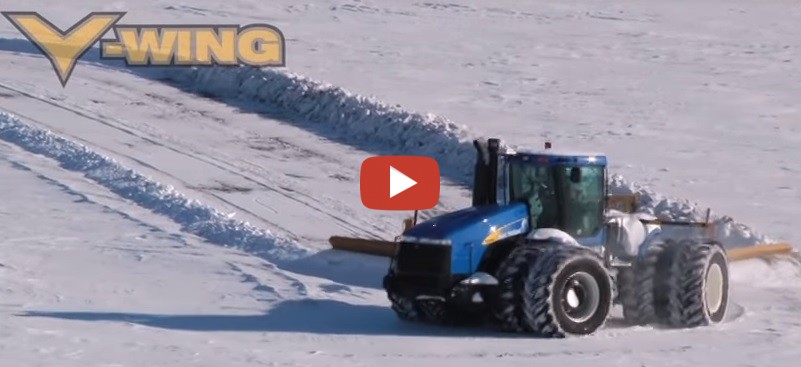 Snow Removal With the V-Wing Ditcher