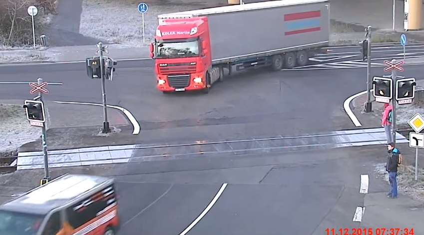 Semi Truck vs Train.