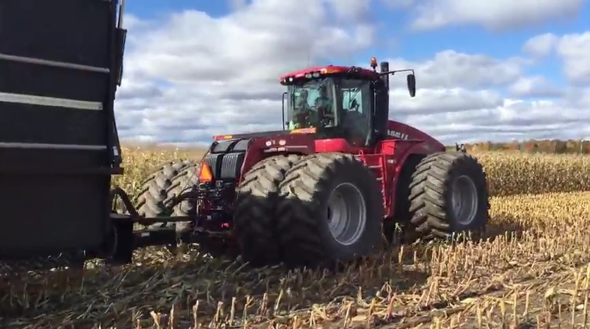 Forage Cart DT-30 Getting Loaded with Corn Silage. -Julee Tellkamp-