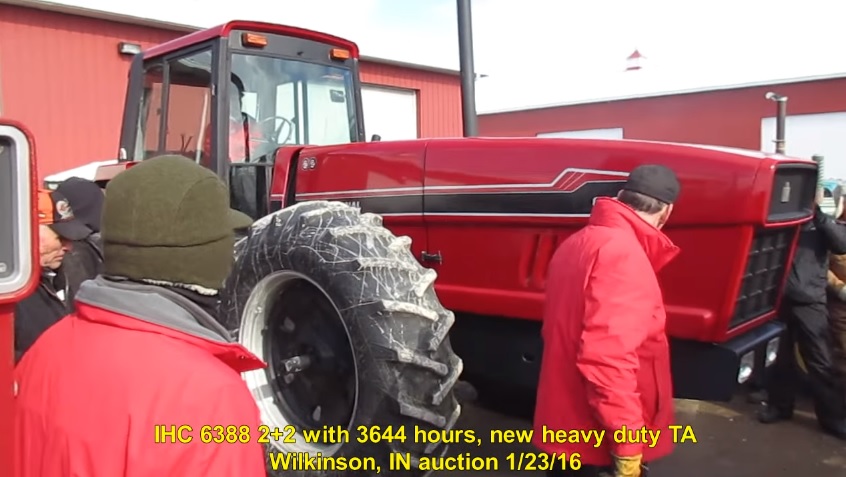 IHC 6388 Tractor with 3644 Hours Sold for Record Auction Price Today ...