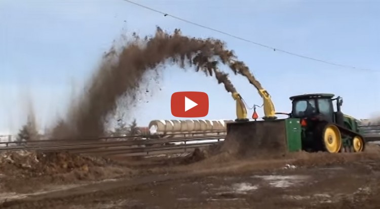 Teamco Snowblast 12900A Snowblower Blowing Snow & Manure