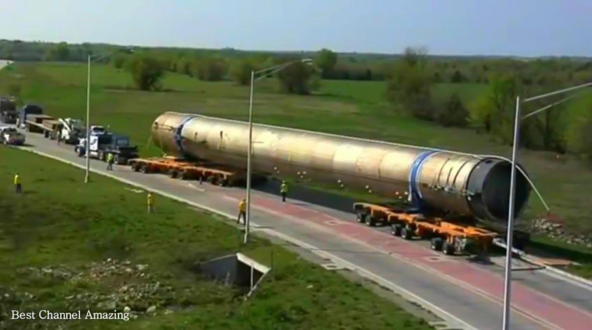 Amazing show biggest oversize loads, loading heavy equipment, biggest ...