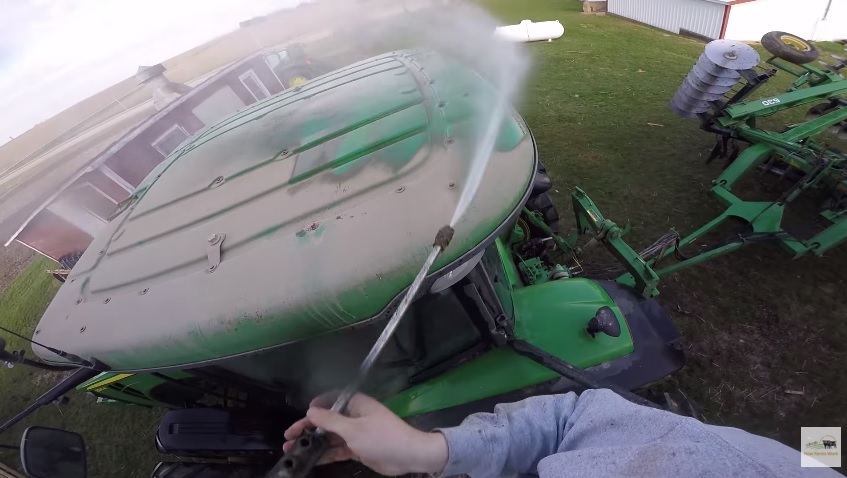 Washing The Tractors -How Farms Work-
