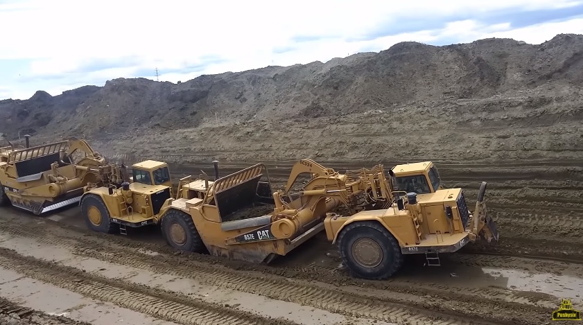 Self Loading vs Push Pull | Caterpillar 657 -- Pushysix®