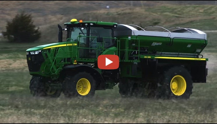 John Deere F4365 High Capacity Nutrient Applicator Floater Video ...