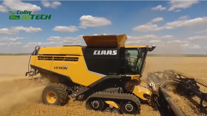 2016 Central IL Wheat Harvest @TheChadColby Lexion Claas MacDon Special ...