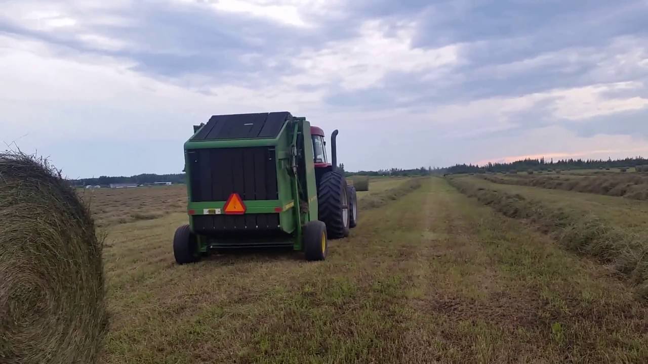 Baleing hay and more rain...? -- Northern farmer