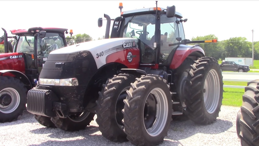 Silvery Annniversary Edition Case IH MAGNUM Tractor -- bigtractorpower