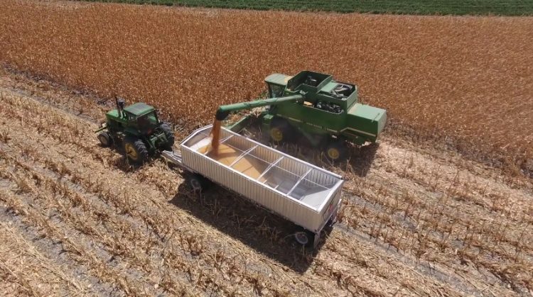 2016 Milo and Corn Harvest (Epic Drone Footage) -- Tate Williams
