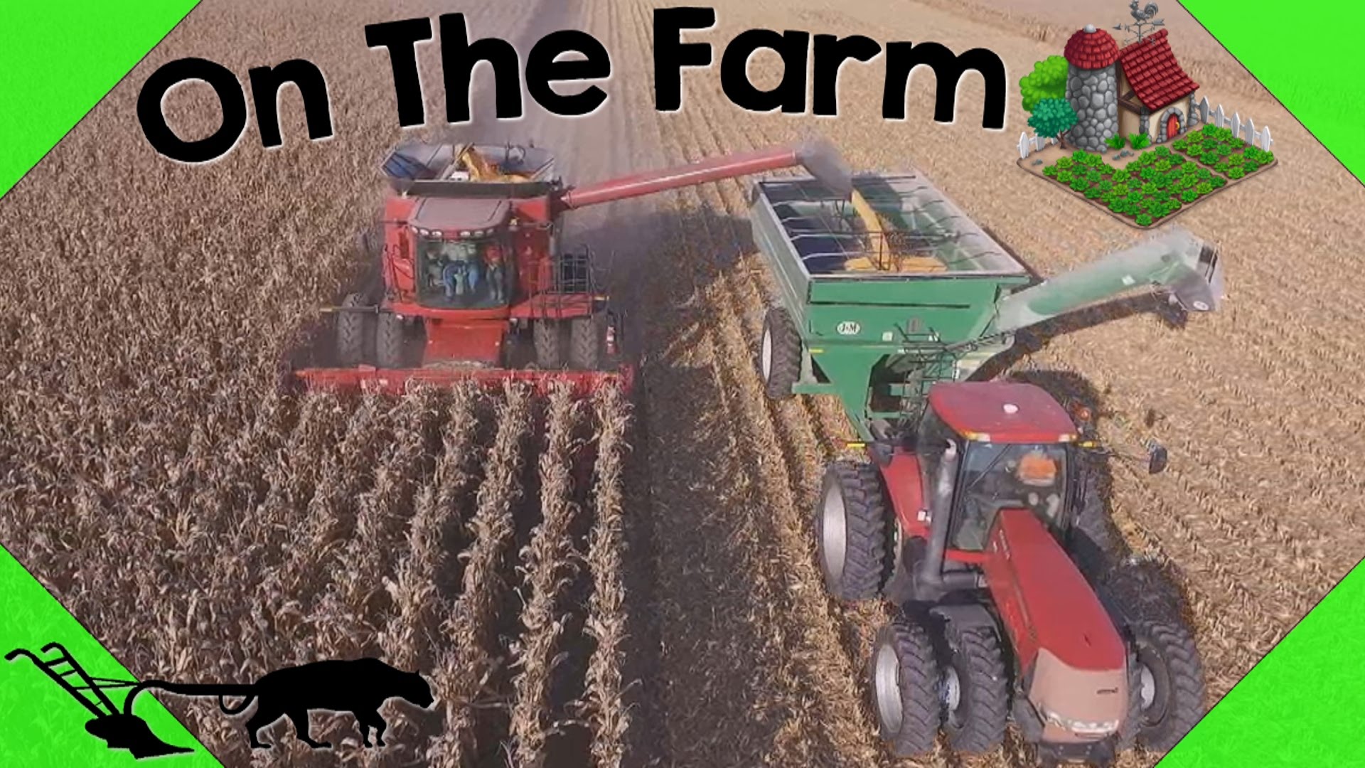 On the Farm Episode 71 CORN HARVEST 2016 CONTINUES -- Puma Plow