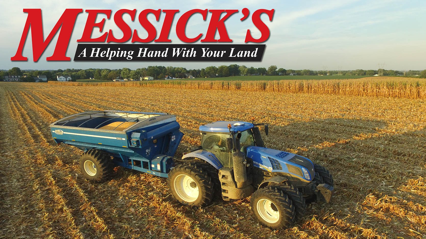 Running grain carts with a Case IH Magnum 290 & New Holland T8.350 ...