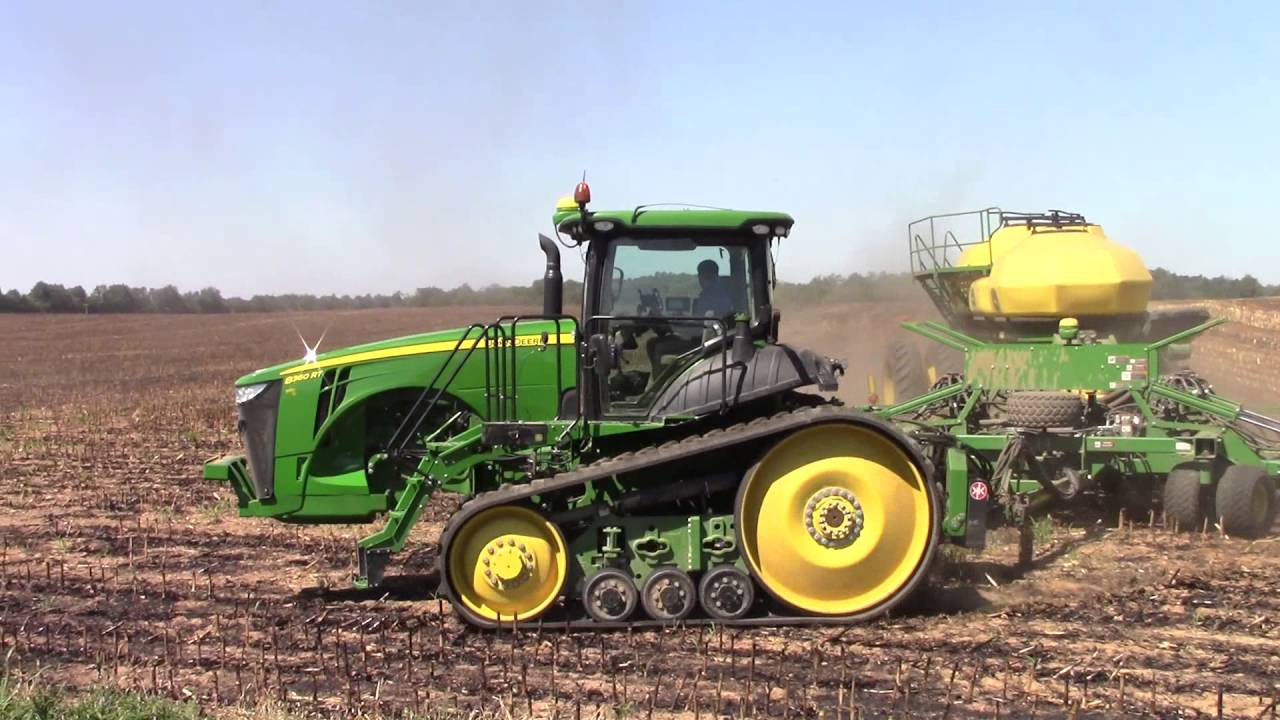 360 hp John Deere 8360RT Seeding Canola 40ft Per Pass -- bigtractorpower