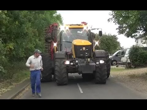 Escorting the Legend in his Monster tractor! -- George Saunders