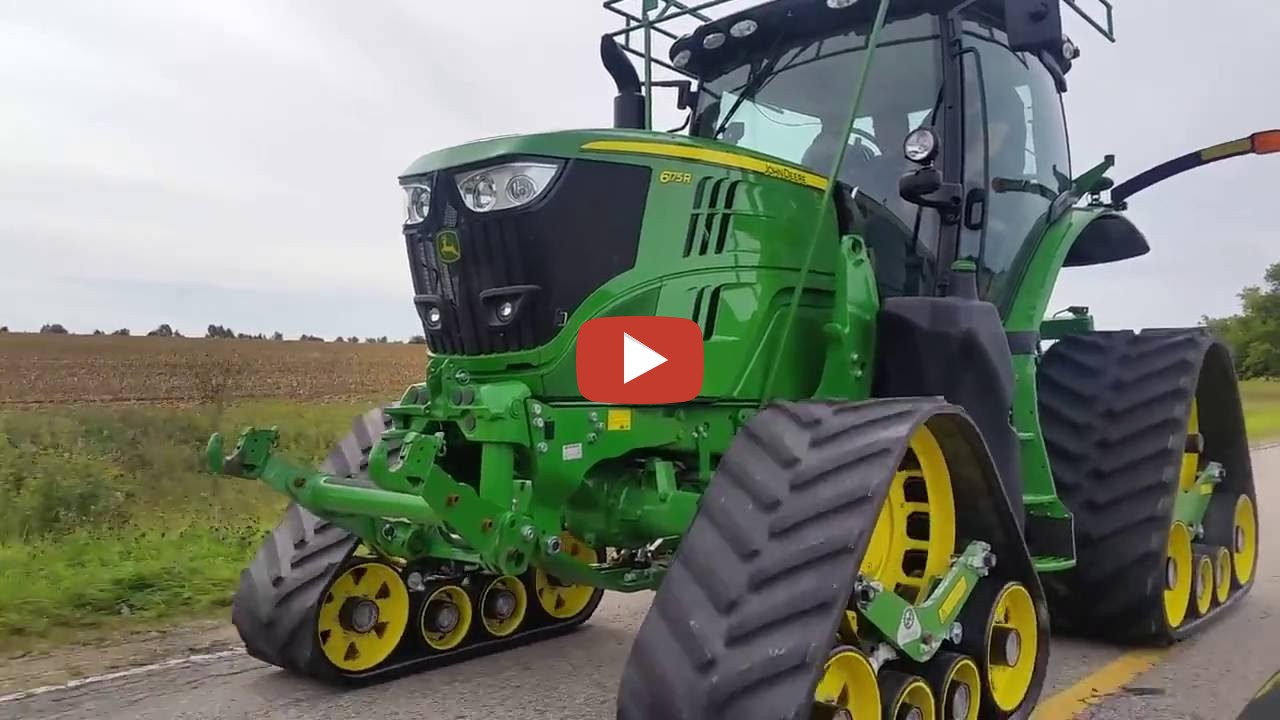 John Deere 6175R road speed How smooth do Zuidberg Tracks run? Take a ...