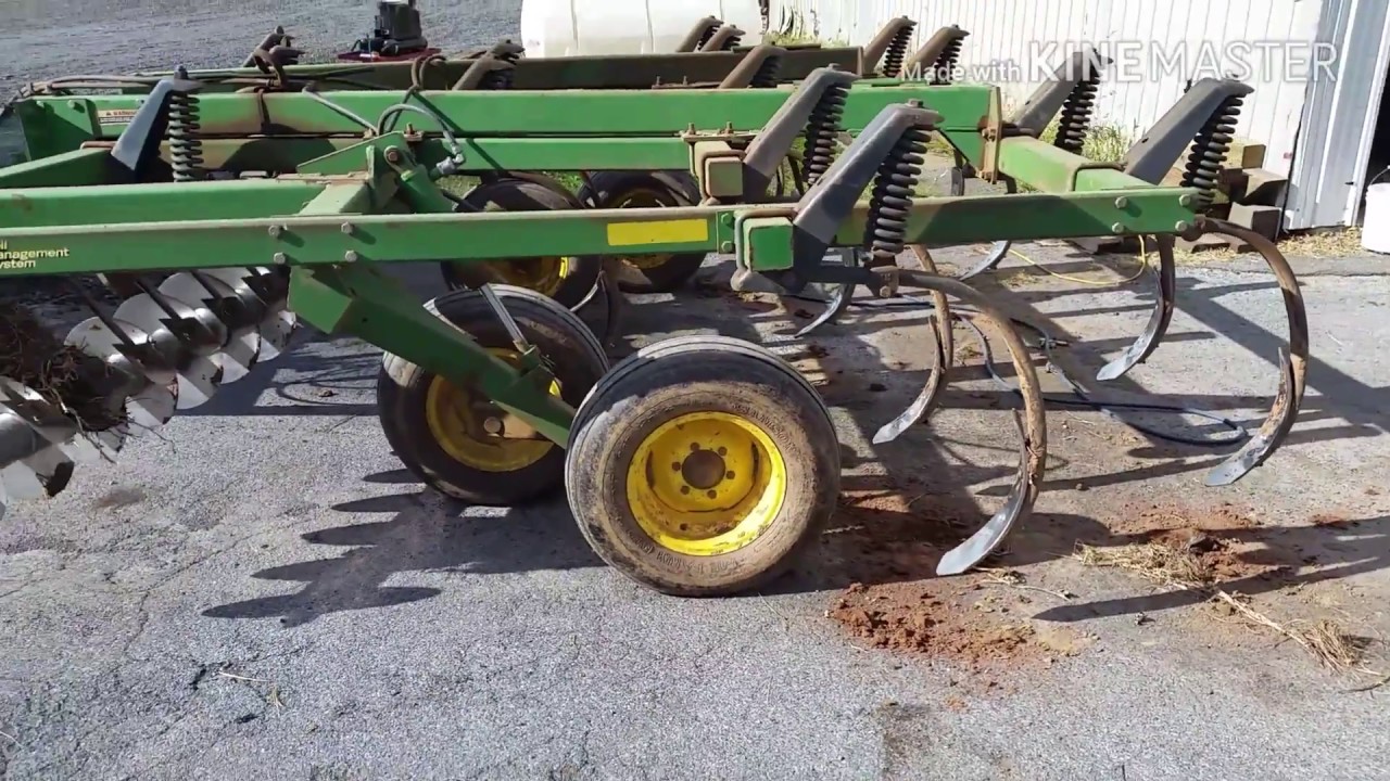 The John Deere 714 chisel goes in for a pit stop. -- The Farming Life