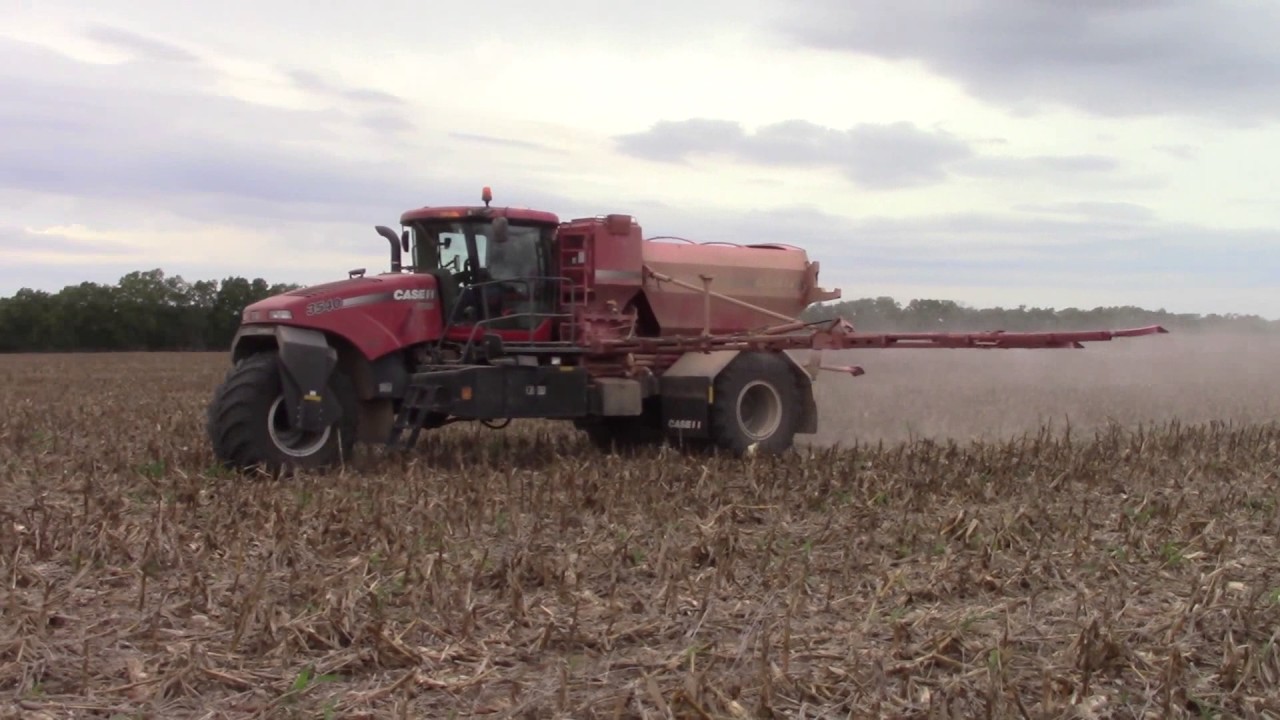 Case IH 3540 Titan Floater Seeding Winter Wheat -- bigtractorpower